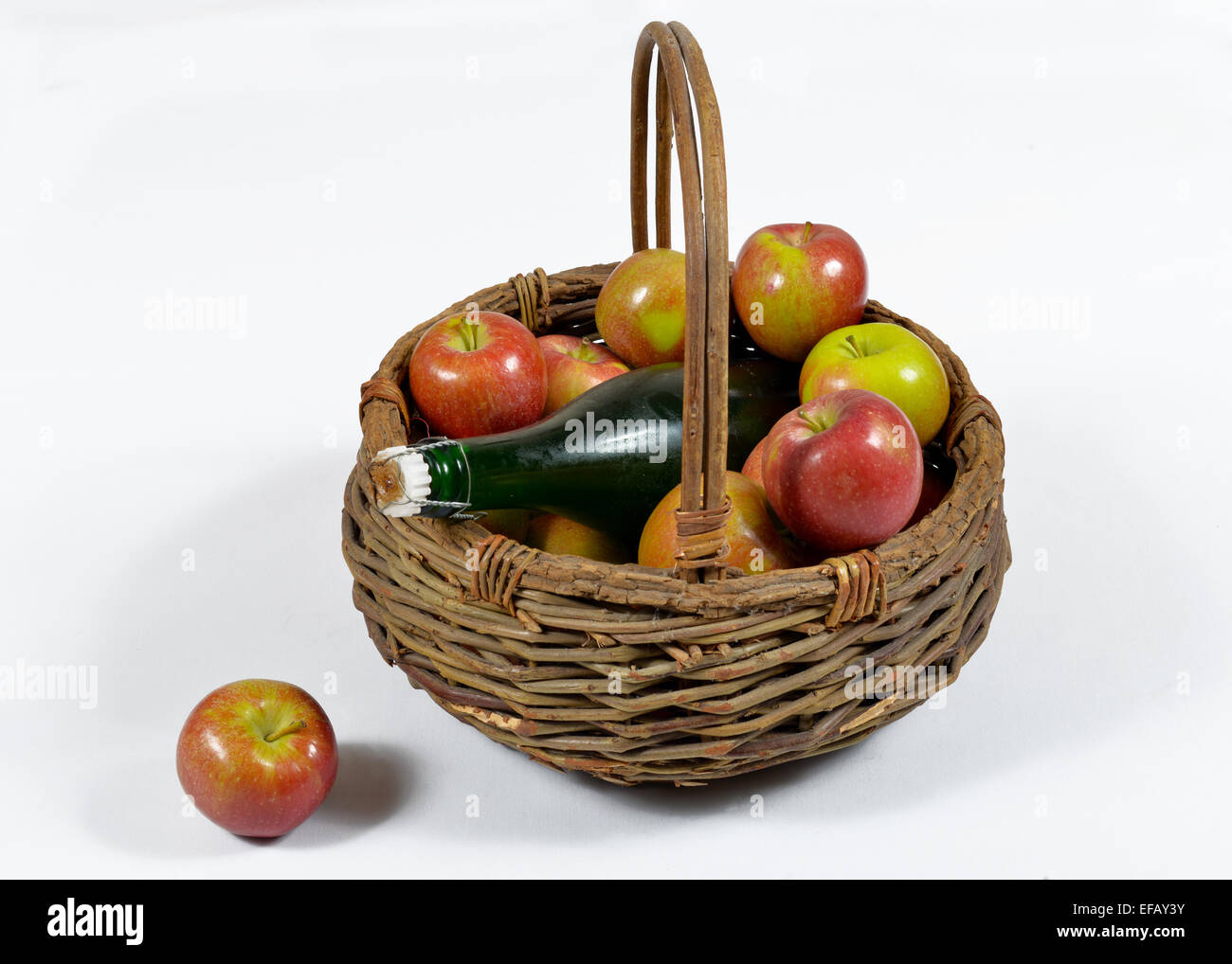 Cider bottle normandy hi-res stock photography and images - Alamy