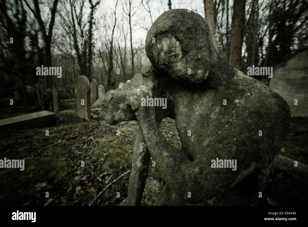 Highgate Cemetery (east) in North London, UK Stock Photo - Alamy