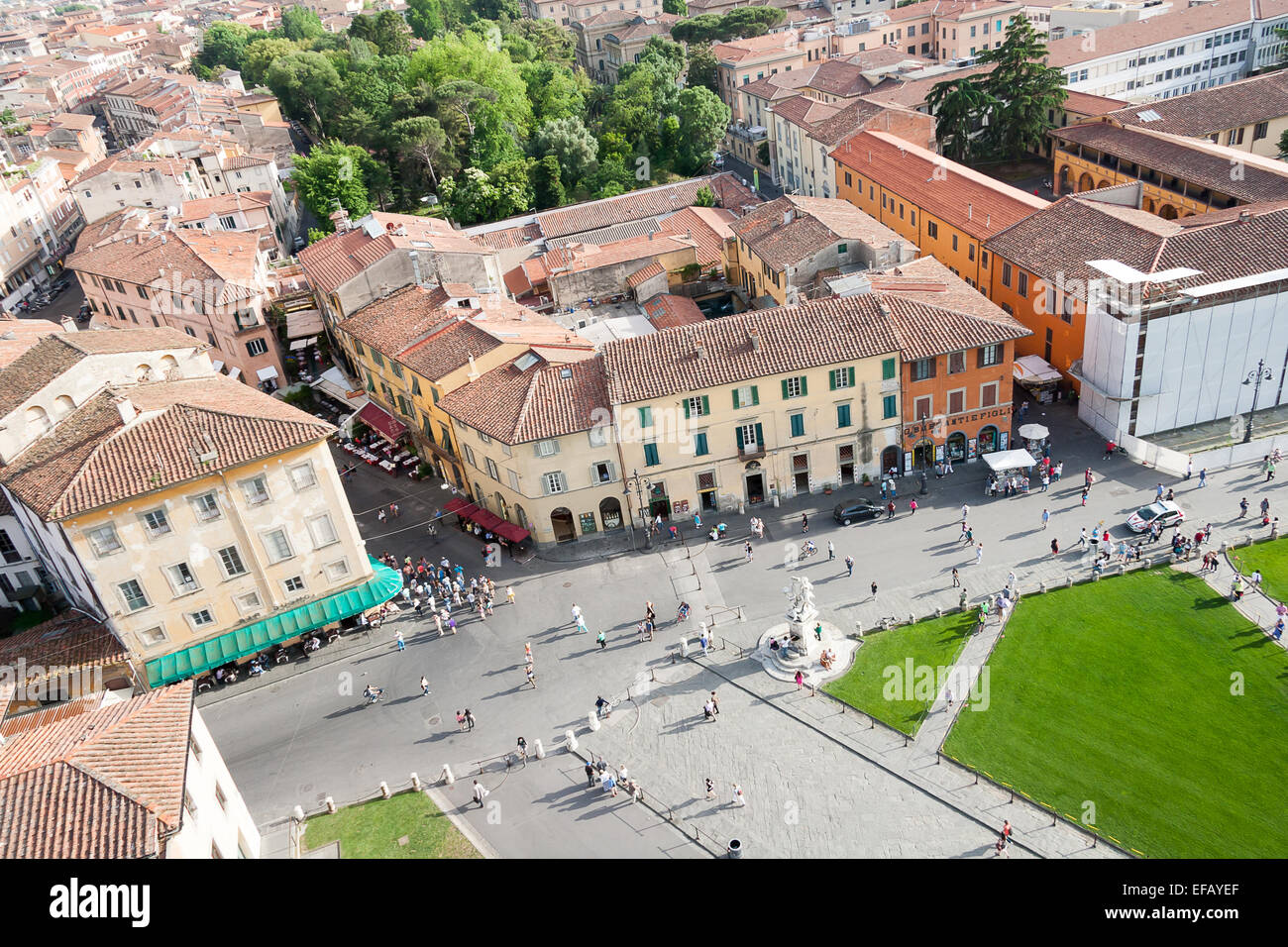 Pisa Old Town Center Cityscape Stock Photo - Alamy