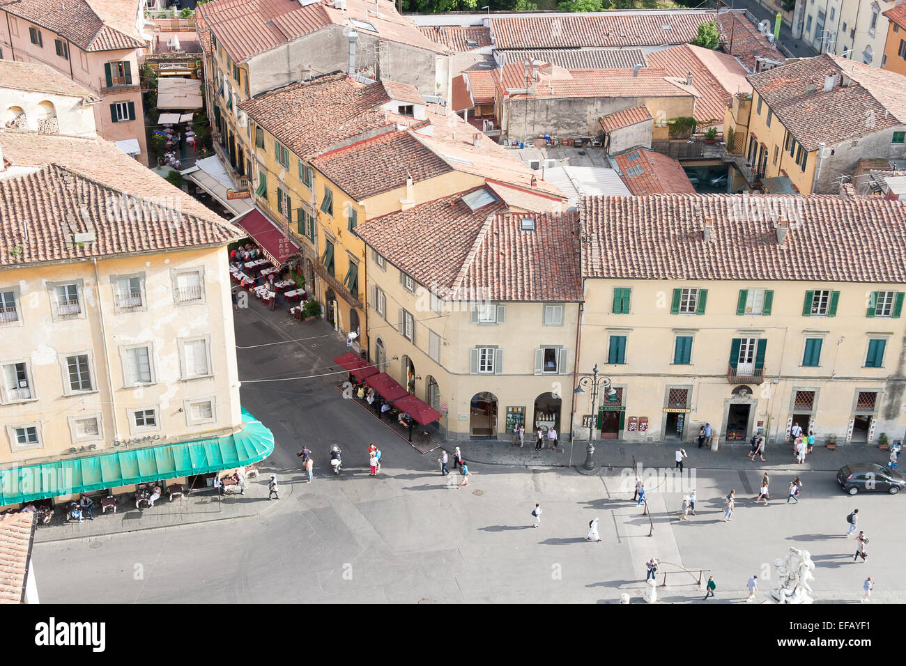 Pisa Old Town Center Cityscape Stock Photo - Alamy