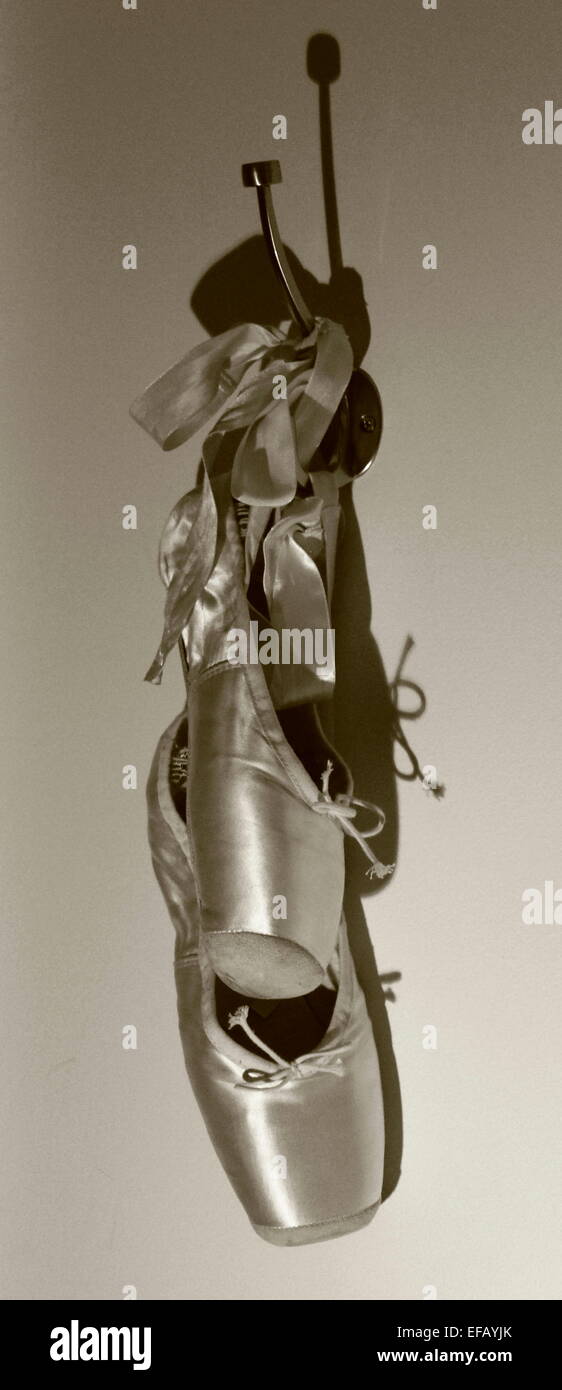 Ballet shoes black hi-res stock photography and images - Alamy