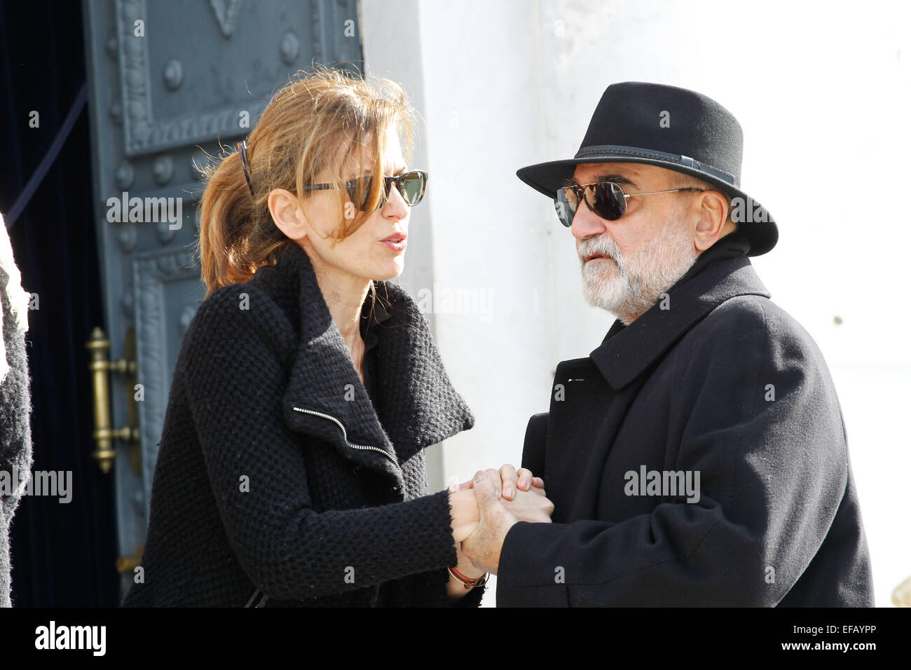 Athens, Greece. 30th Jan, 2015. The daughter of Demis Roussos, Emily ...