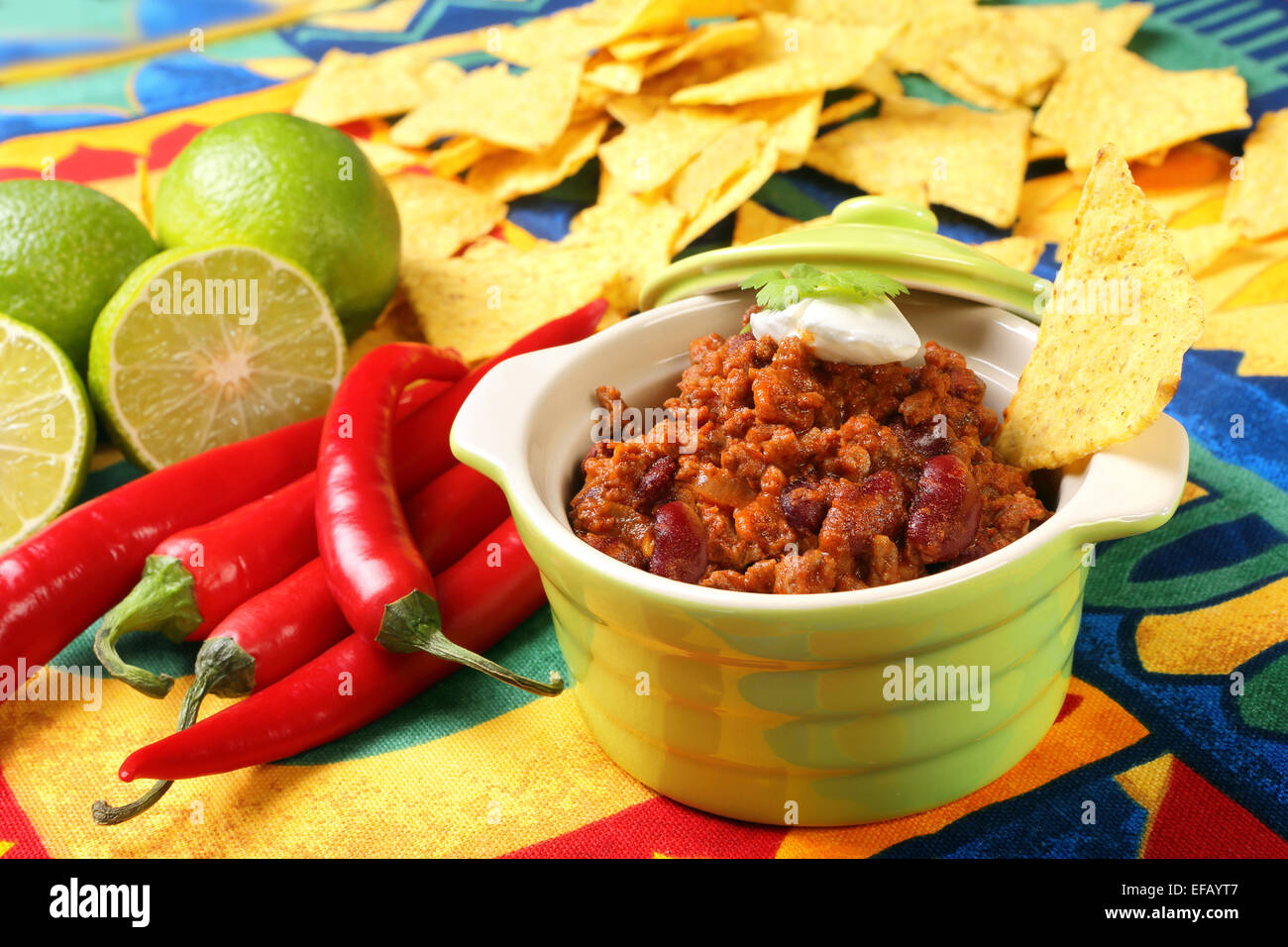 Chili con carne hot hi-res stock photography and images - Alamy