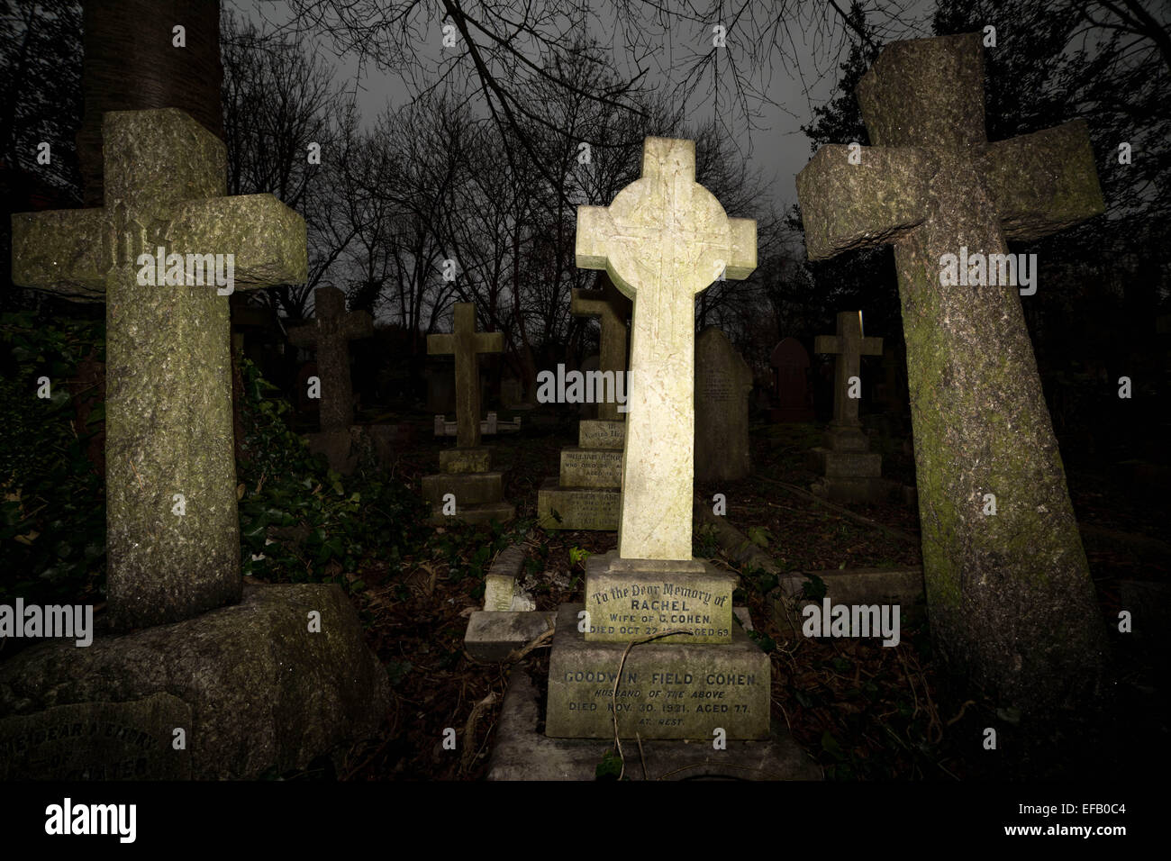 Highgate Cemetery (east) in North London, UK Stock Photo - Alamy