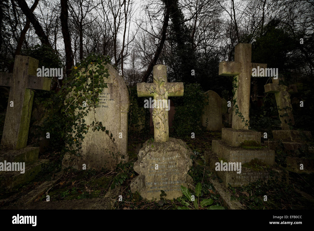 Highgate Cemetery (east) in North London, UK Stock Photo - Alamy