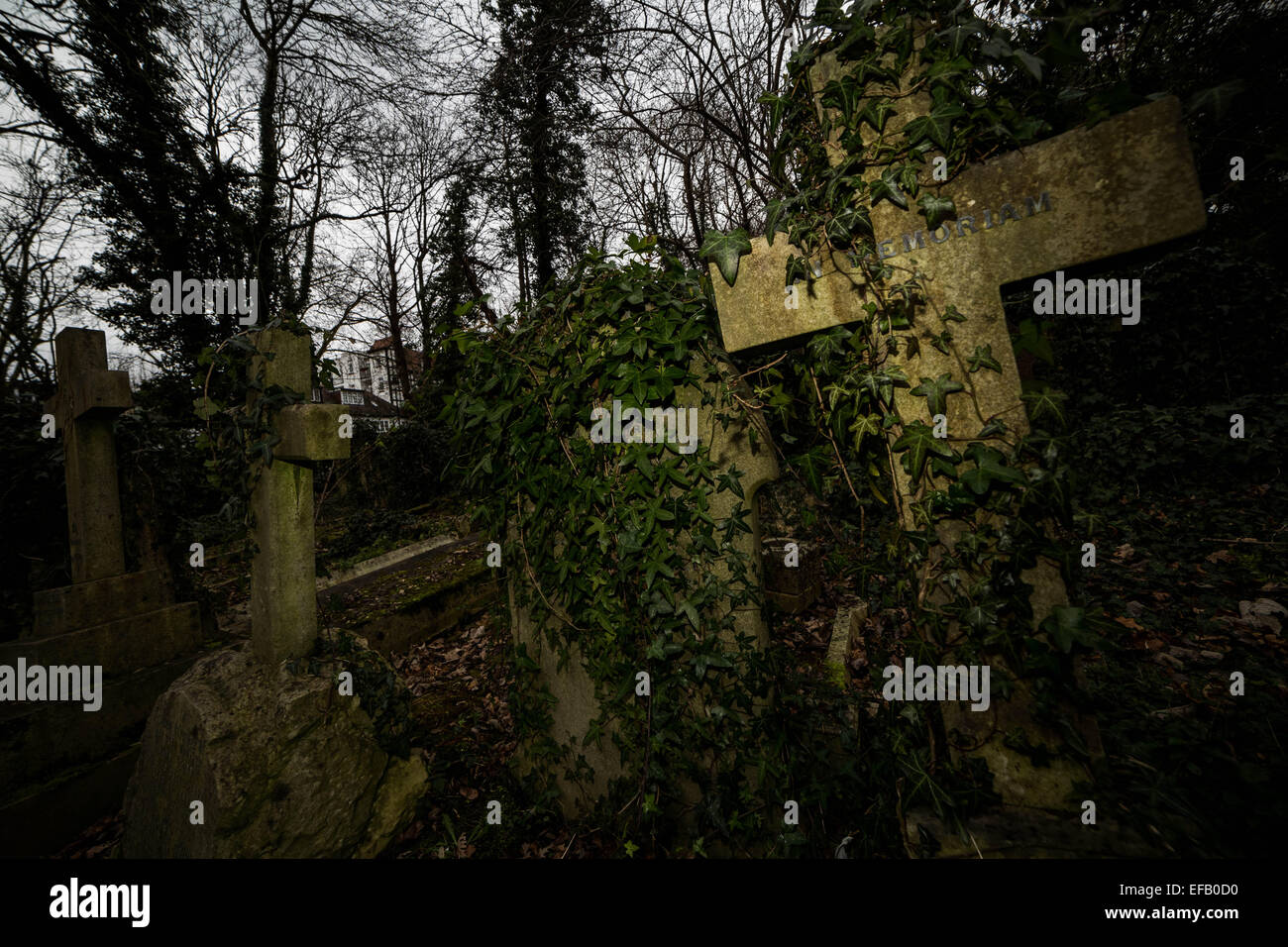 Highgate Cemetery (east) in North London, UK Stock Photo - Alamy
