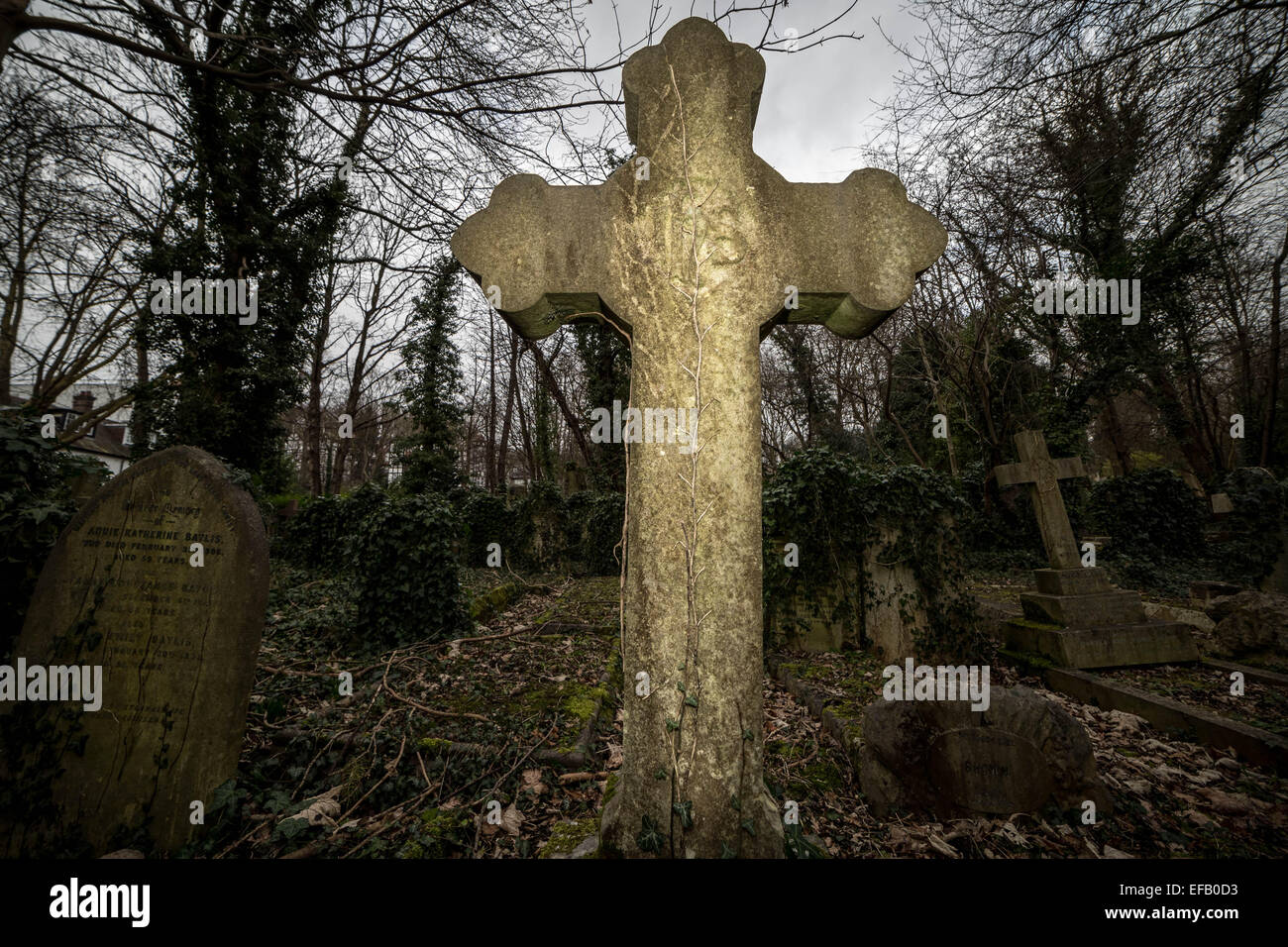 Highgate Cemetery (east) in North London, UK Stock Photo - Alamy