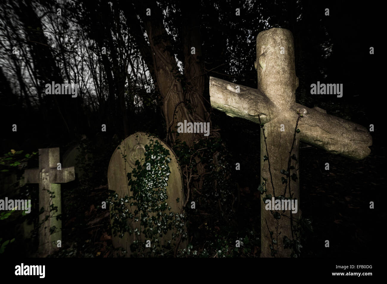 Highgate Cemetery (east) in North London, UK Stock Photo - Alamy