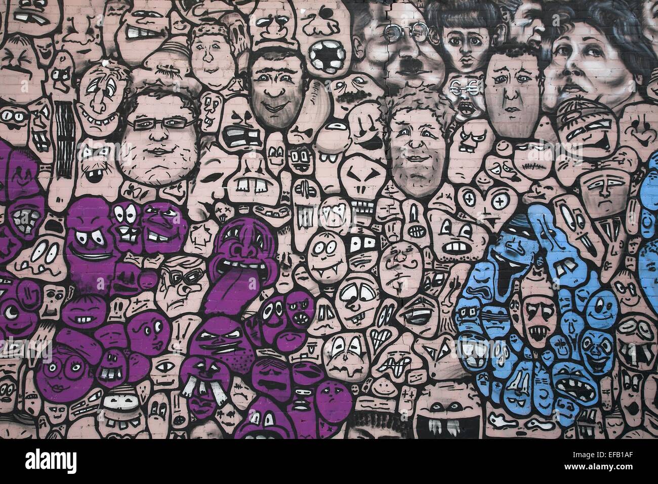 Graffiti on a wall, Berlin, Germany Stock Photo - Alamy