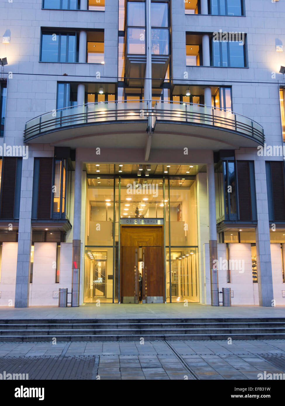 Oslo Courthouse handling both civil and criminal cases in the Norwegian ...