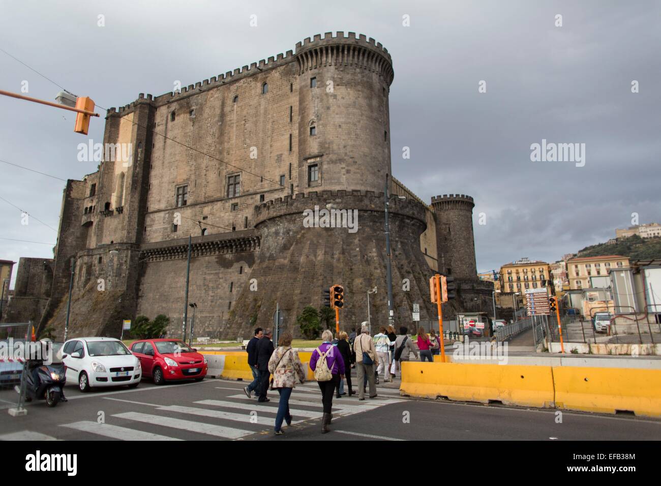 castlel Nuovo in naples Stock Photo - Alamy