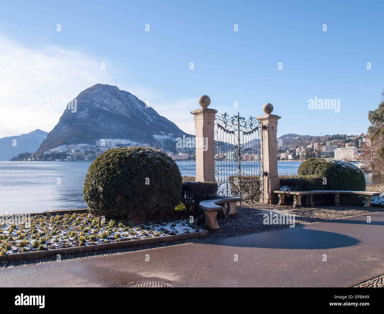 Lugano, Switzerland. 30th January, 2015. Switzerland Weather: Ciani ...