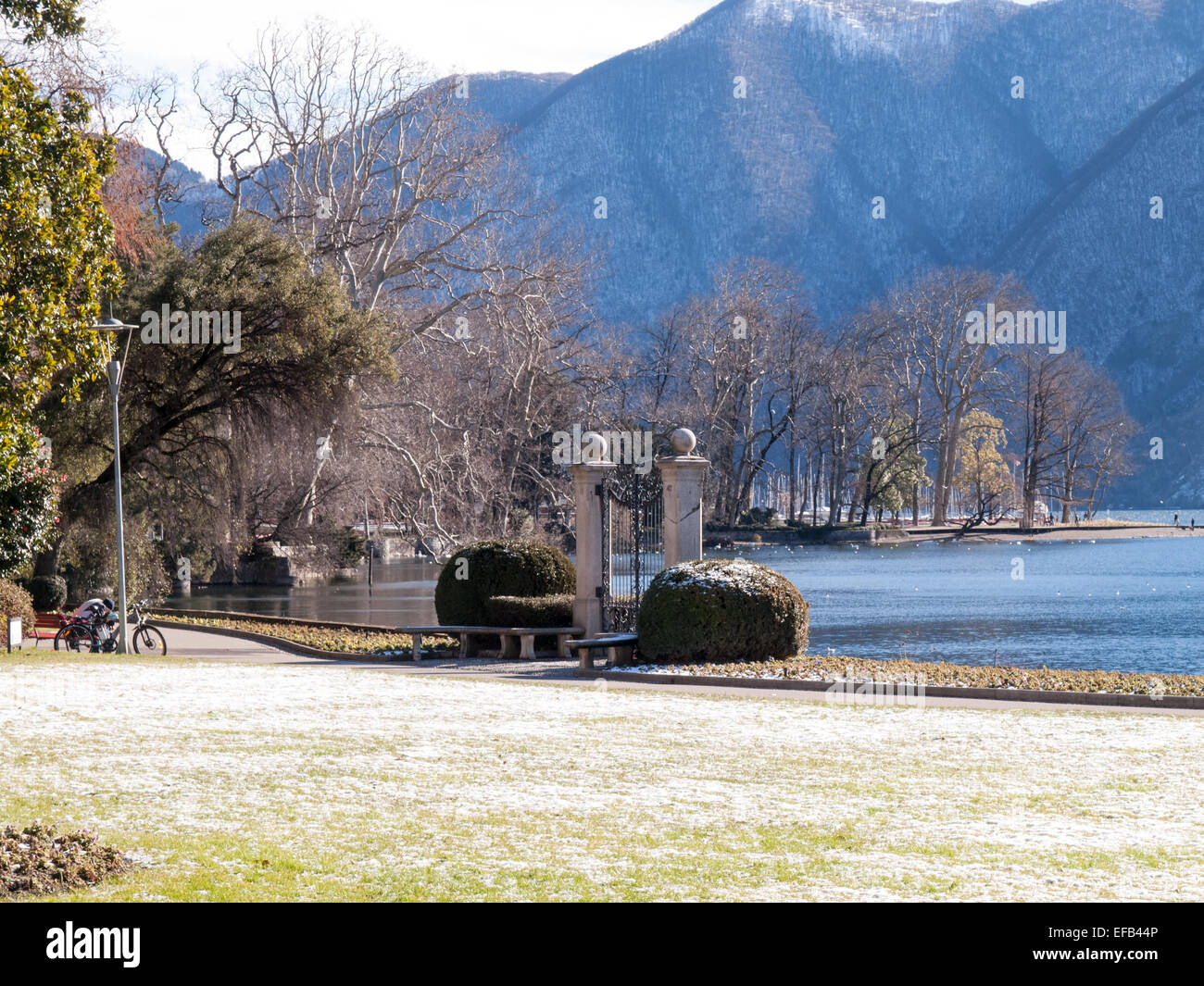 Lugano, Switzerland. 30th January, 2015. Switzerland Weather: Ciani ...