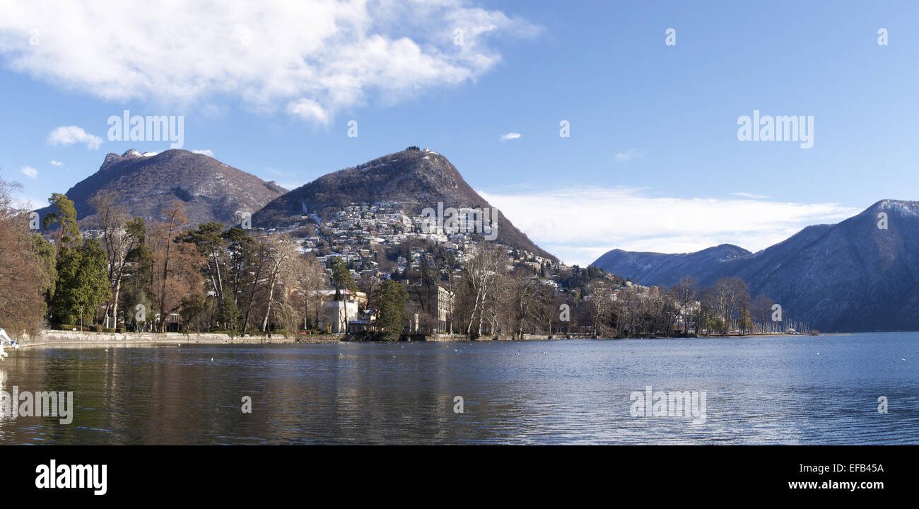 Lugano, Switzerland. 30th January, 2015. Switzerland Weather: Gulf of ...