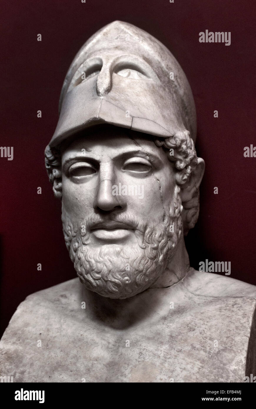 Bust of Pericles bearing the inscription “Pericles, son of Xanthippus ...