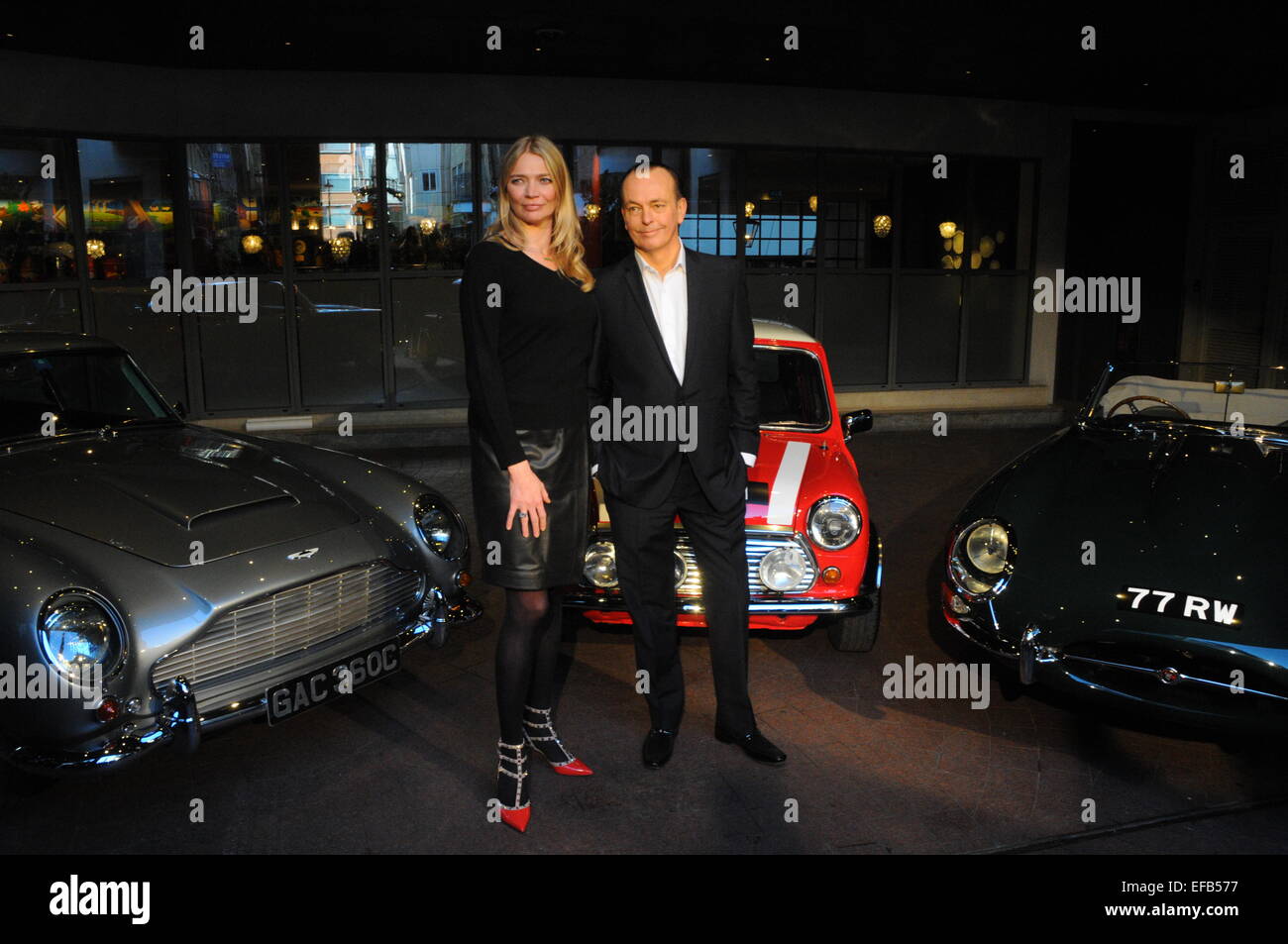 London, UK. 30th Jan, 2015. Presenters Jodie Kidd & Quentin Wilson ...