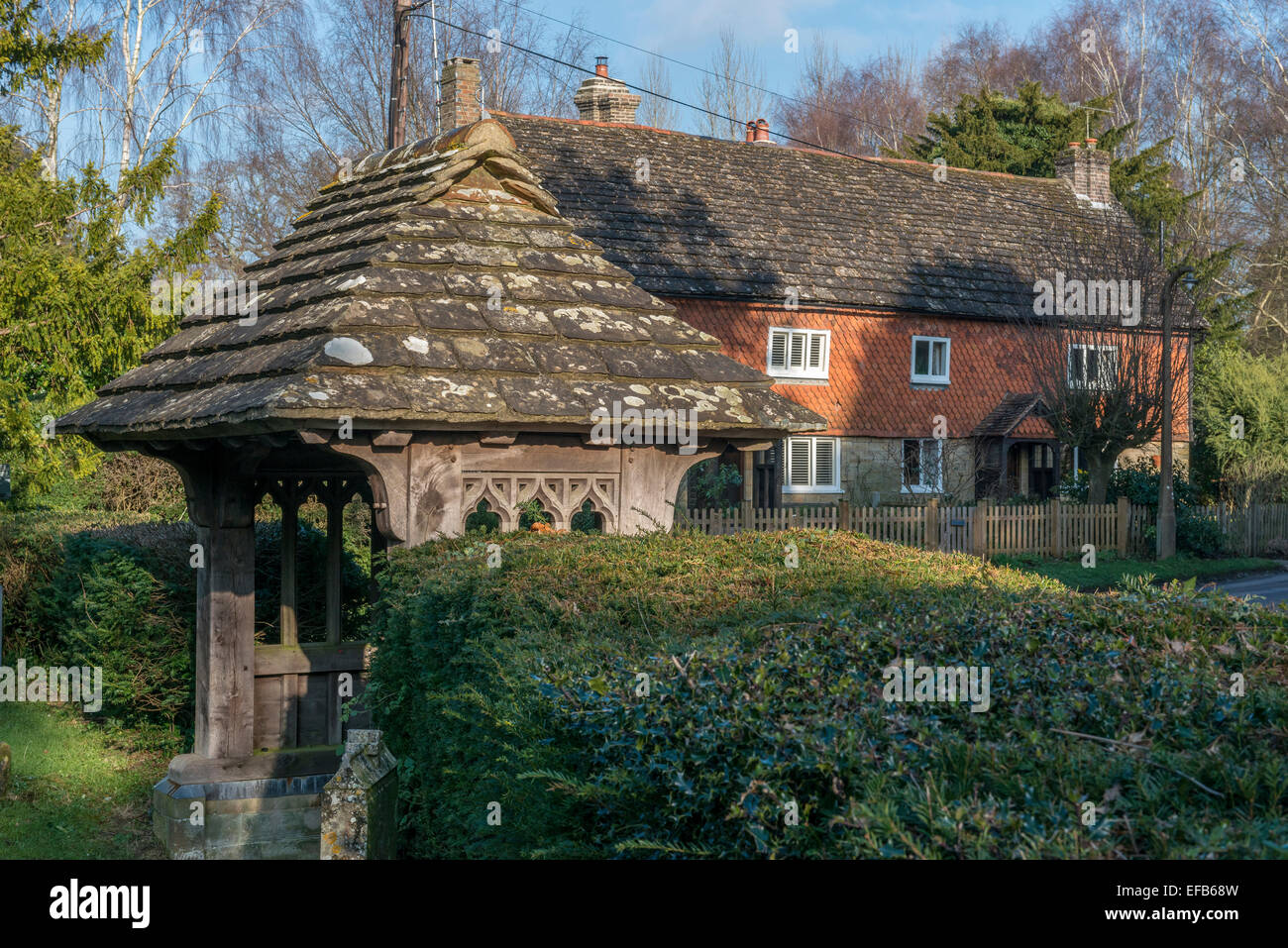 Entrance to St Peter's Church. Ardingly. West Sussex. England. UK Stock ...