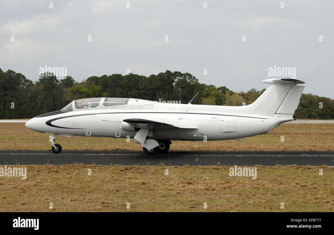 Classic old jet airplane for military training Stock Photo - Alamy
