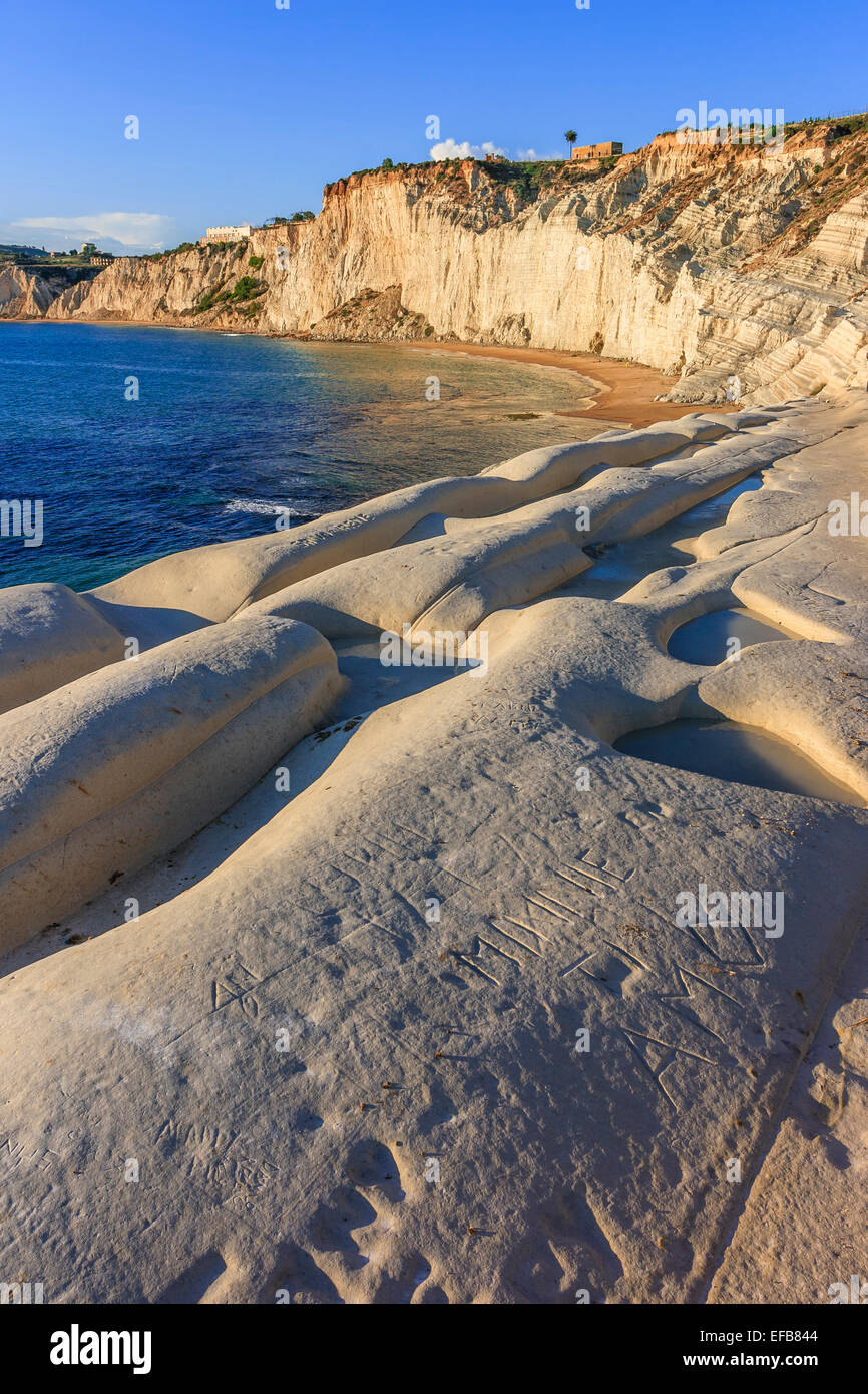 Scale dei Turchi, Agrigento, Sicily Stock Photo - Alamy