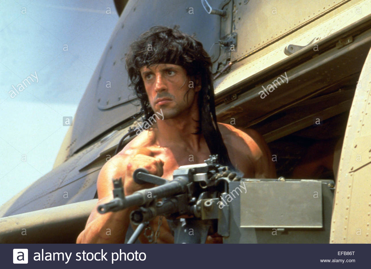 SYLVESTER STALLONE RAMBO III (1988 Stock Photo, Royalty Free Image ...