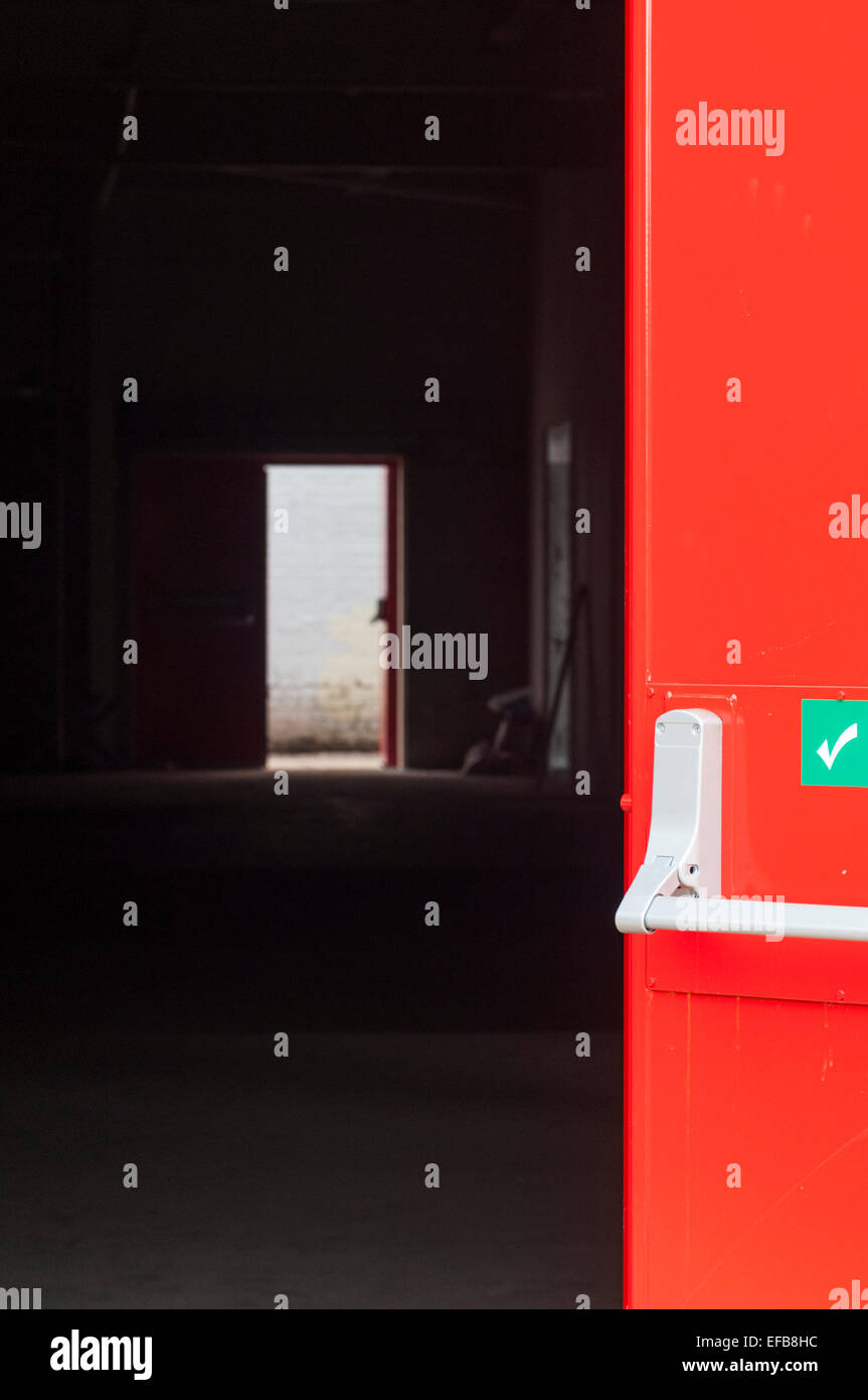 Open fire door hi-res stock photography and images - Alamy