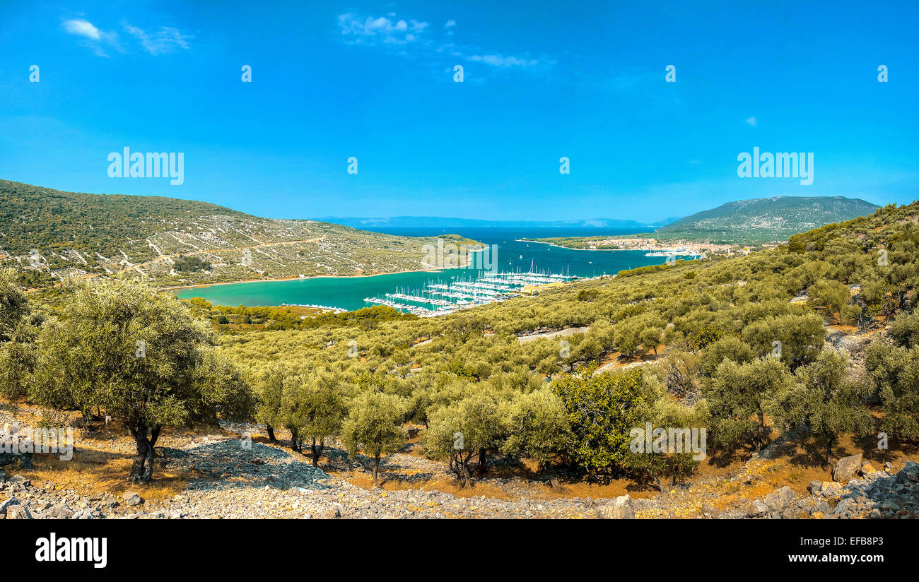 Cres town on Cres Island, Croatia Stock Photo - Alamy