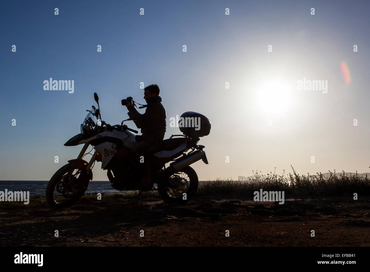 Man posing motorcycle hi-res stock photography and images - Alamy
