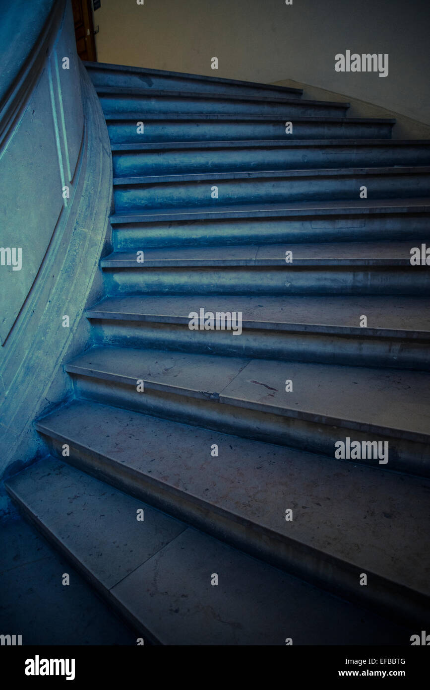 Staircase in old building Stock Photo - Alamy