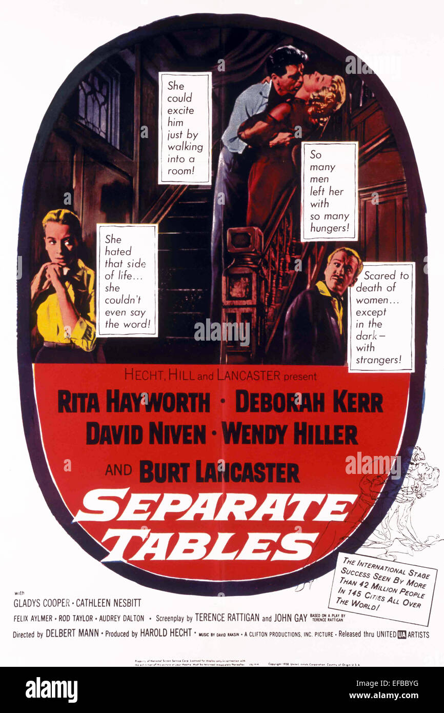 Separate Tables 1958 High Resolution Stock Photography and Images - Alamy