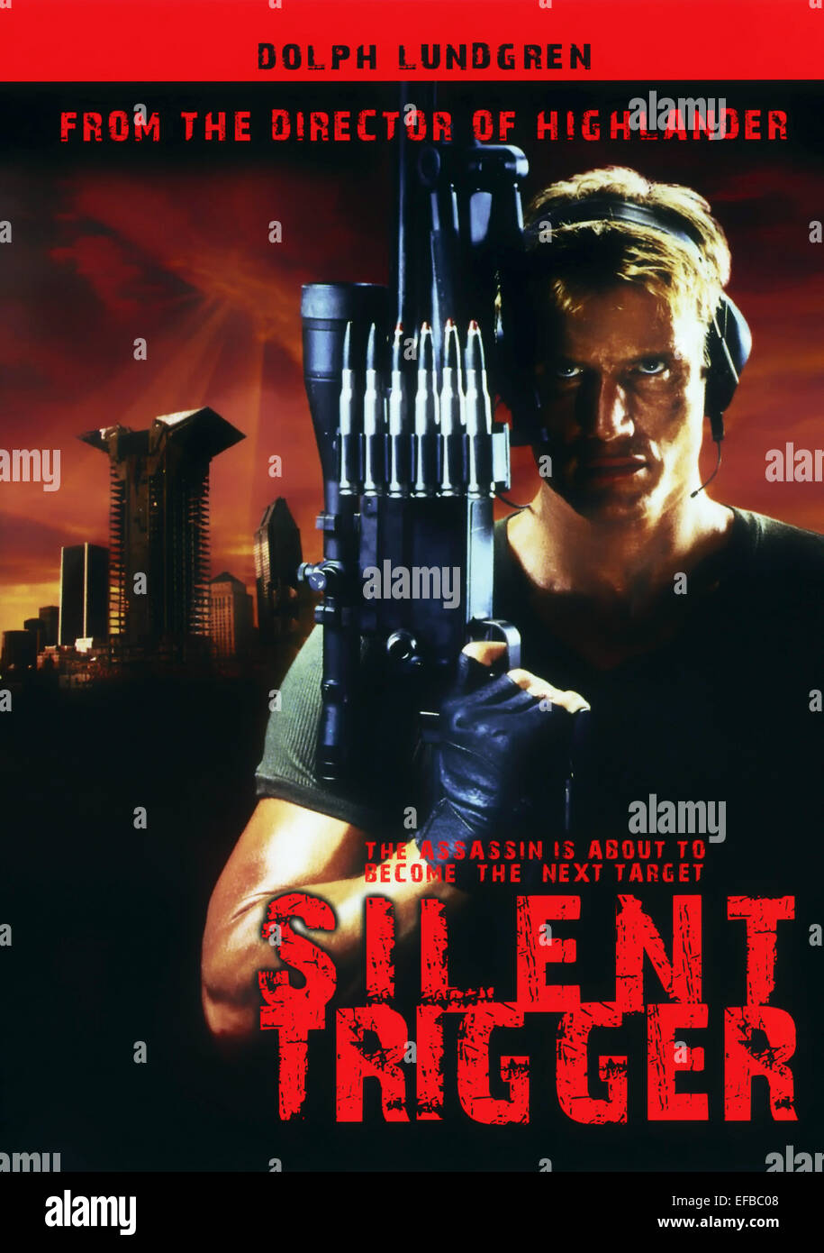 DOLPH LUNDGREN POSTER SILENT TRIGGER (1996 Stock Photo: 78312200 - Alamy