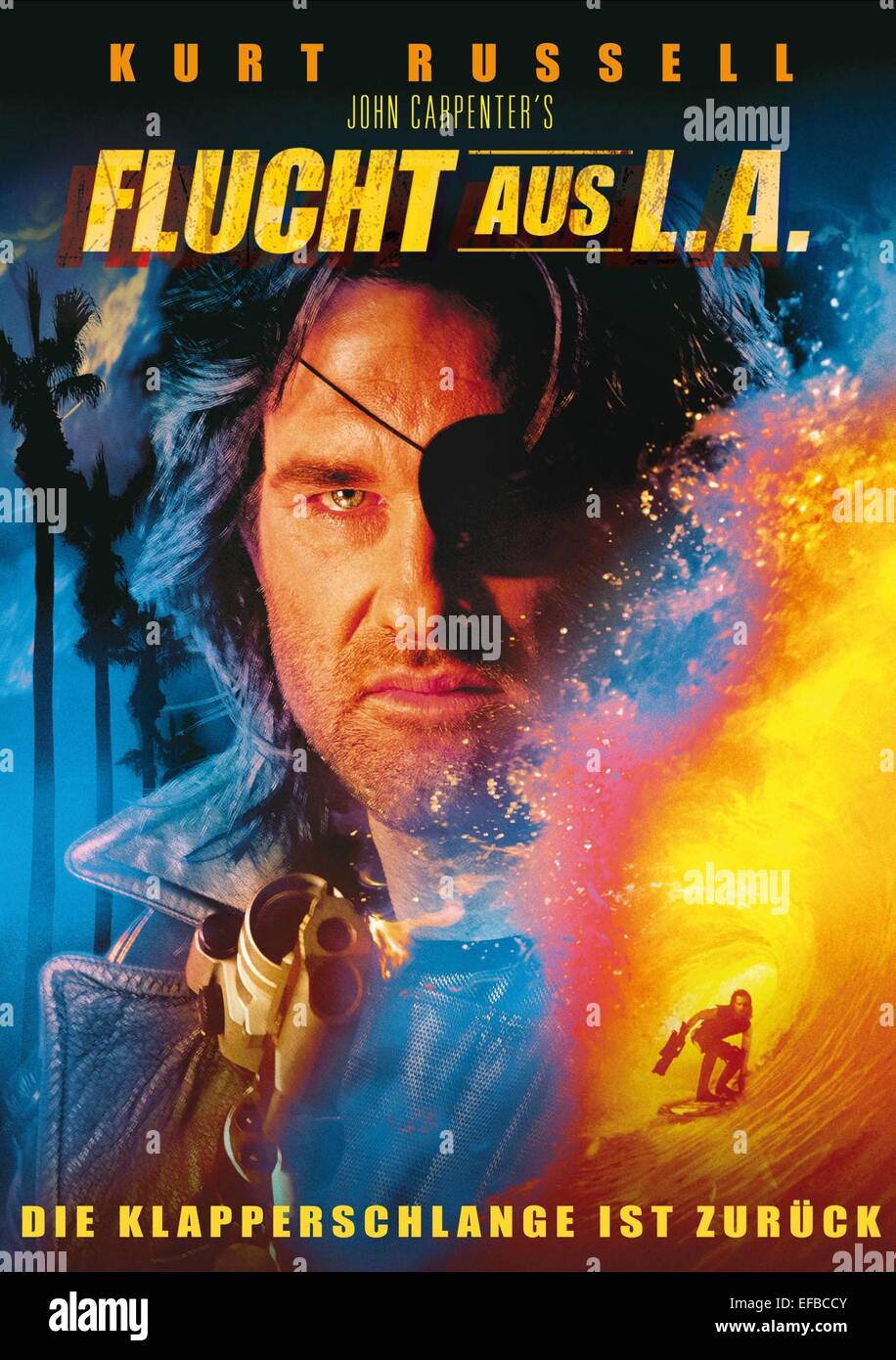 John Carpenter Kurt Russell Movie Poster Usa High Resolution Stock ...