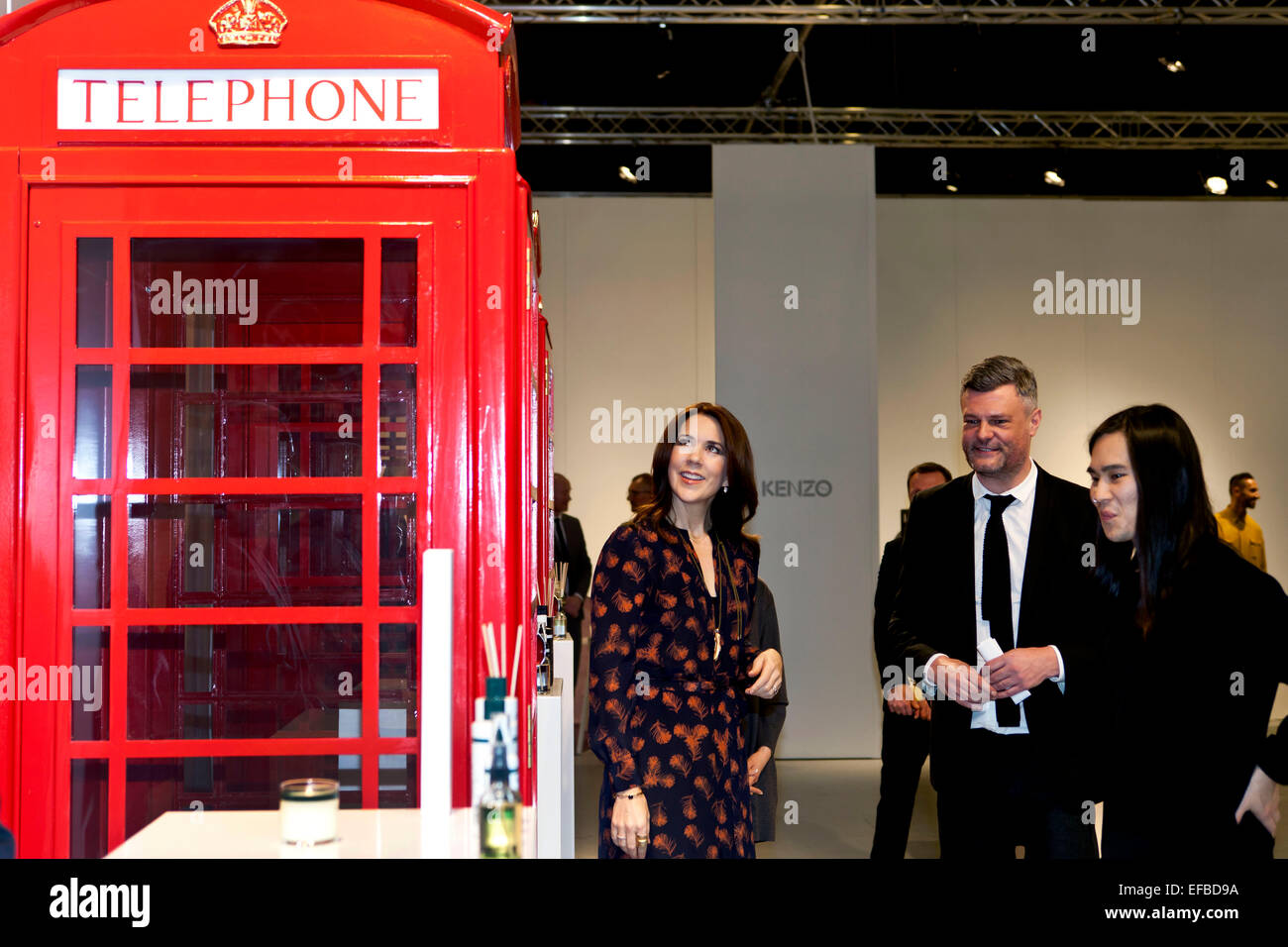 Copenhagen, Denmark. 30th January, 2015. HRH Danish Crown Princess Mary ...