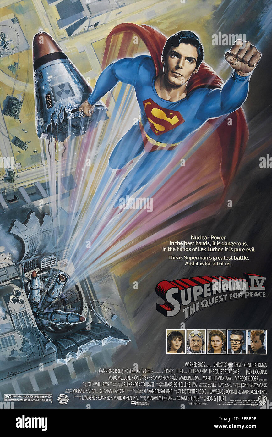 Christopher Reeve Superman Poster High Resolution Stock Photography and ...