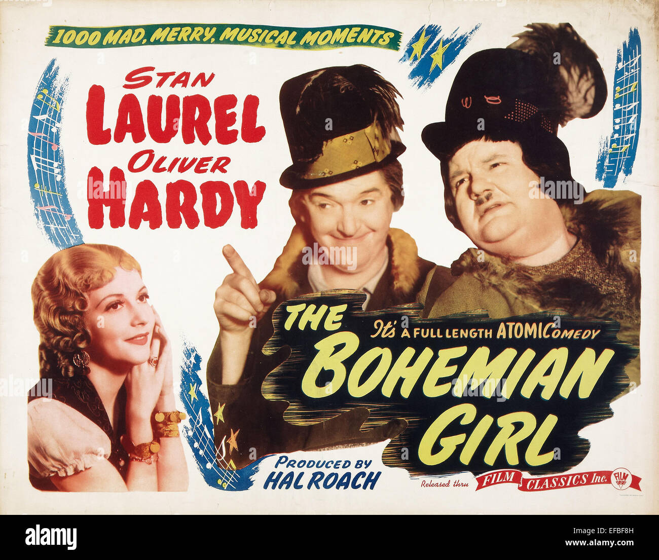 Stan laurel oliver hardy poster hi-res stock photography and images - Alamy