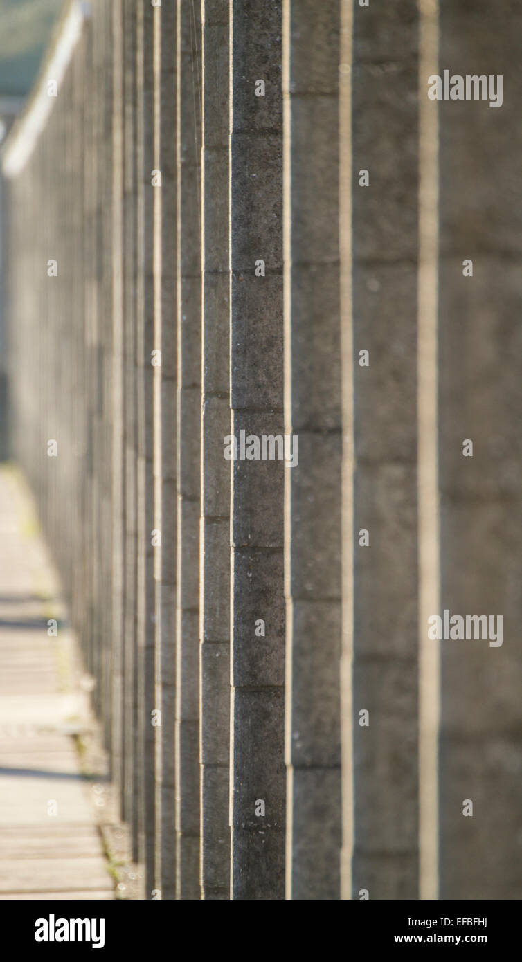 concrete construction with lines and angles Stock Photo - Alamy