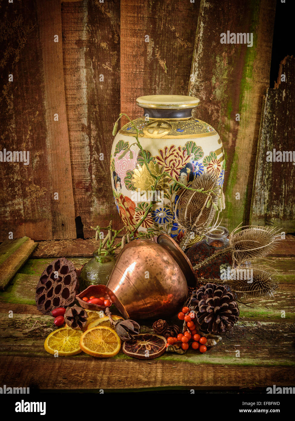 Colorful Rural Display Stock Photo - Alamy