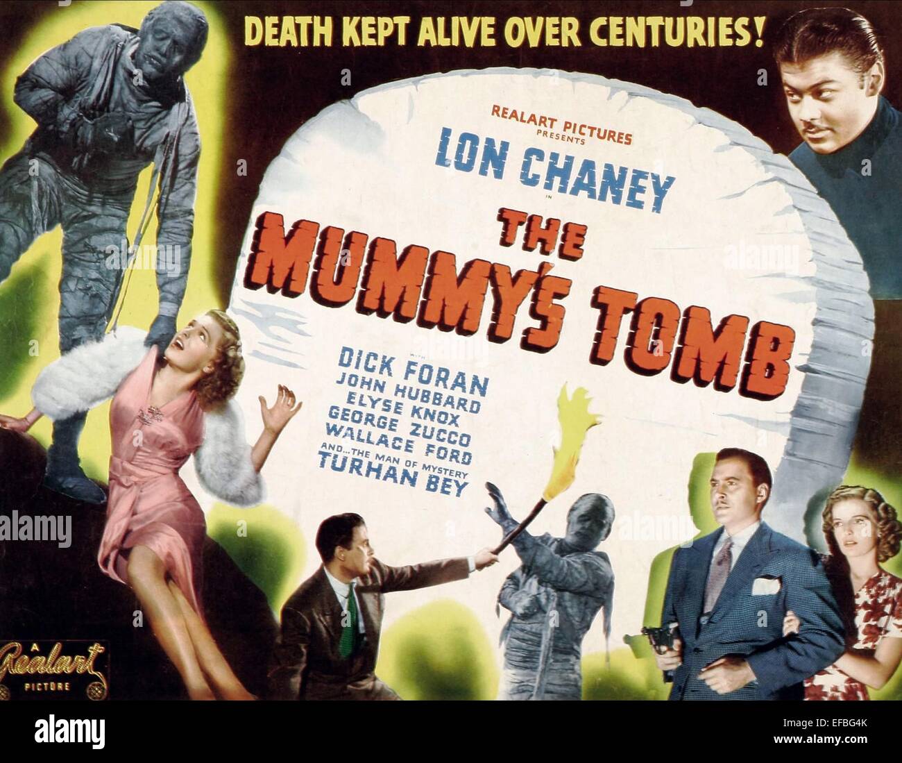 LON CHANEY JR., ELYSE KNOX, JOHN HUBBARD, TURHAN BEY MOVIE POSTER, THE ...