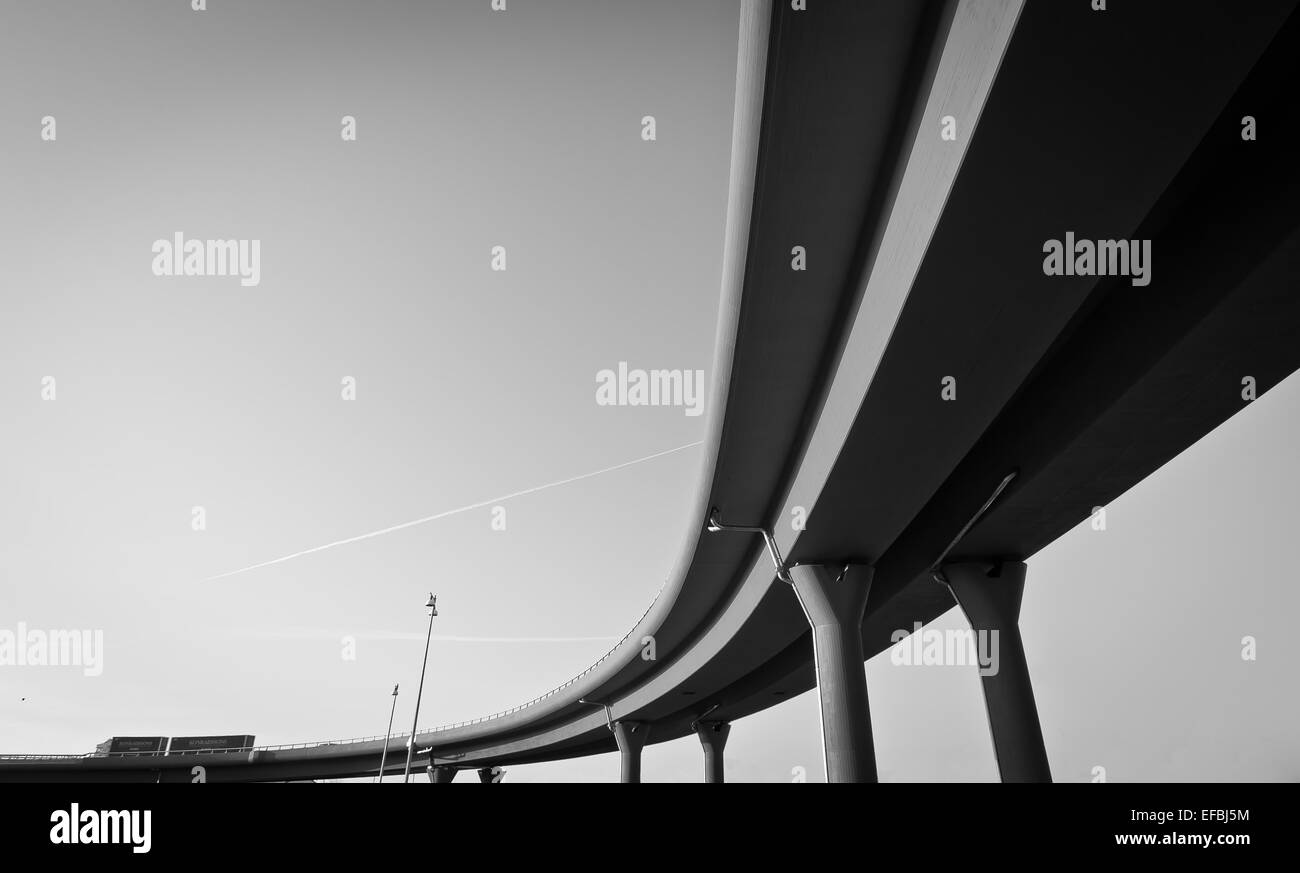 Roads sign Black and White Stock Photos & Images - Alamy