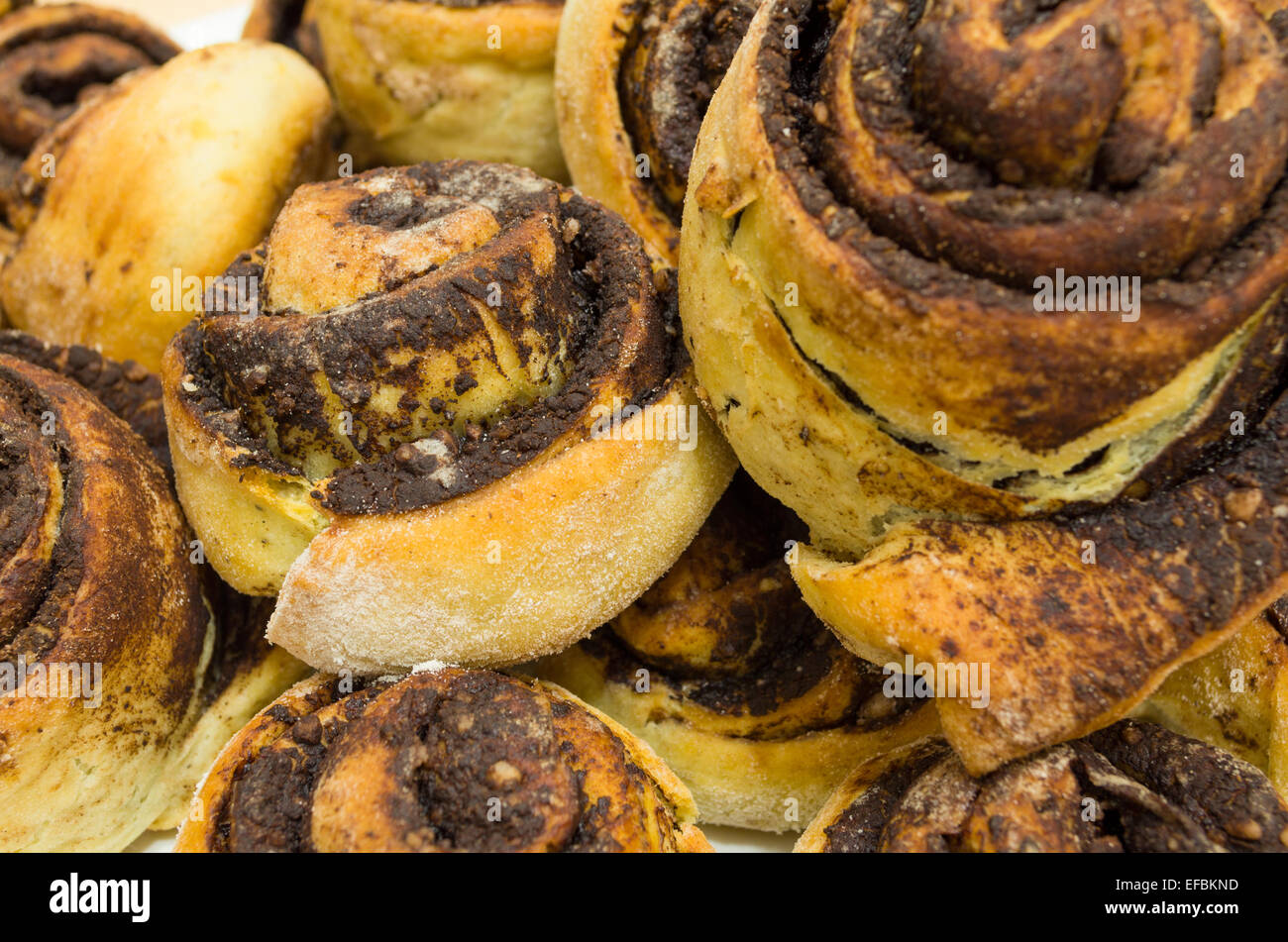 Traditional Hungarian Sweet Pastry Cocoa Snails Stock Photo - Alamy