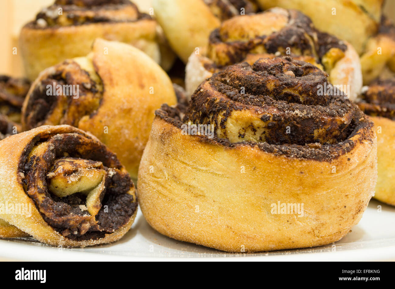 Traditional Hungarian Sweet Pastry Cocoa Snails Stock Photo - Alamy
