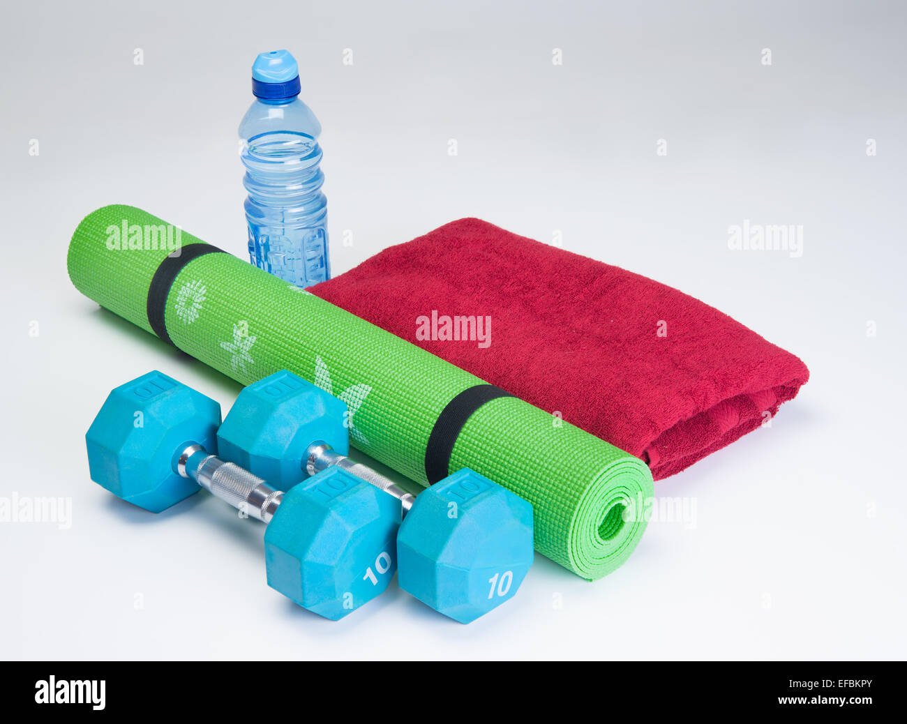 Workout tools for healthy lifestyle results Stock Photo - Alamy
