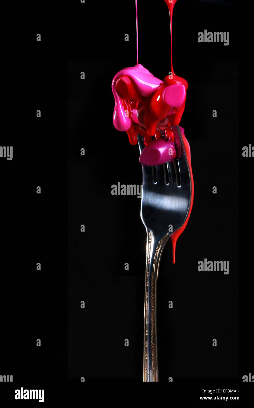 Sliced and Cut Lipstick Pieces Stacked Together Stock Photo - Alamy