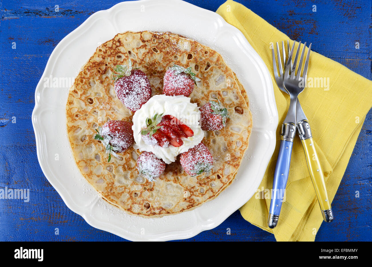 Aerial table pancake hi-res stock photography and images - Alamy