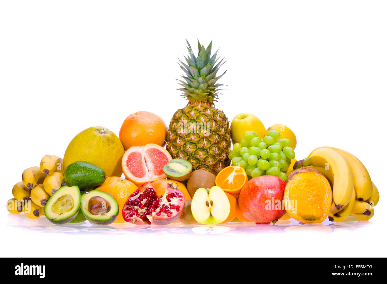 Ripe fresh orange apple Cut Out Stock Images & Pictures - Alamy