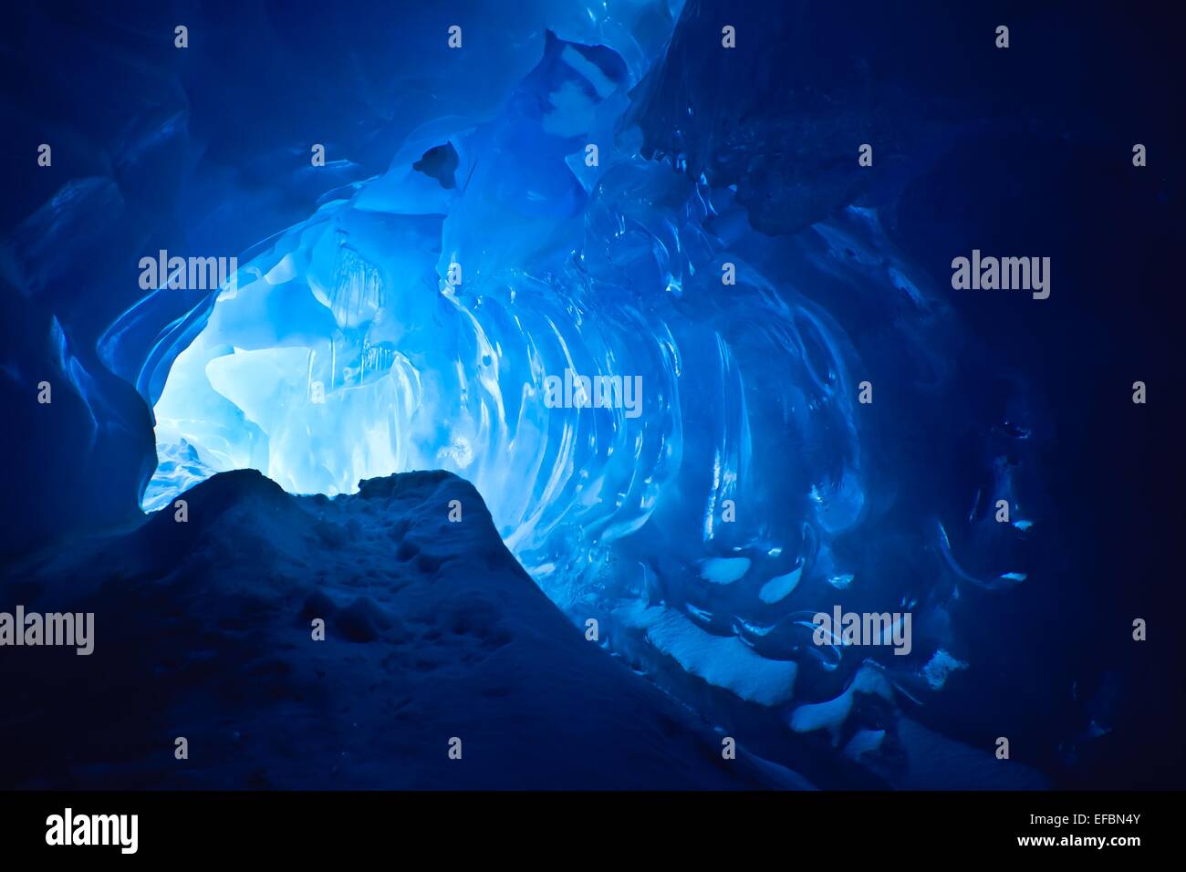 blue ice cave Stock Photo - Alamy