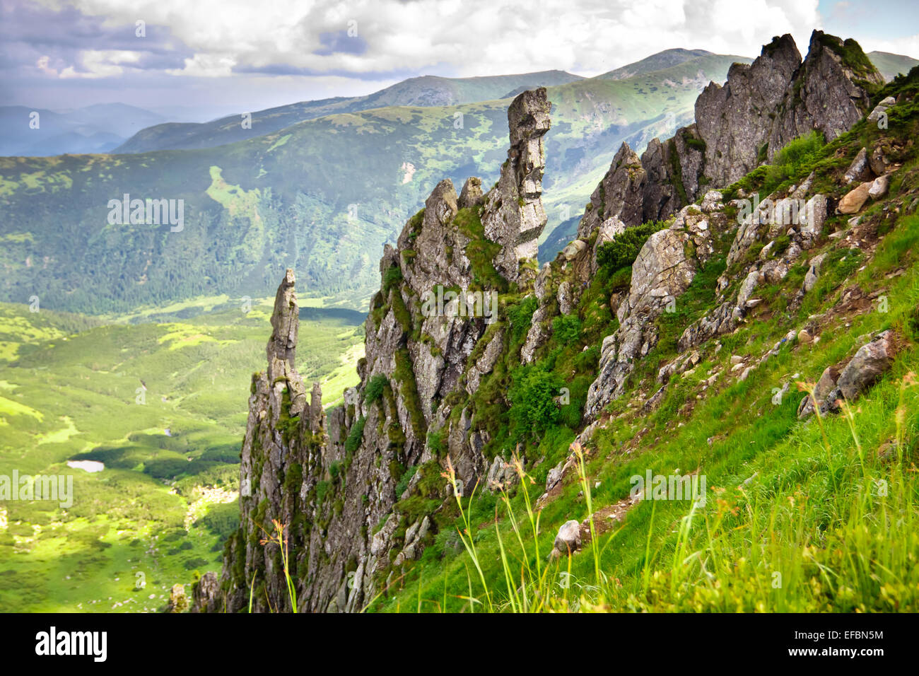 Beautiful mountains landscape Stock Photo - Alamy