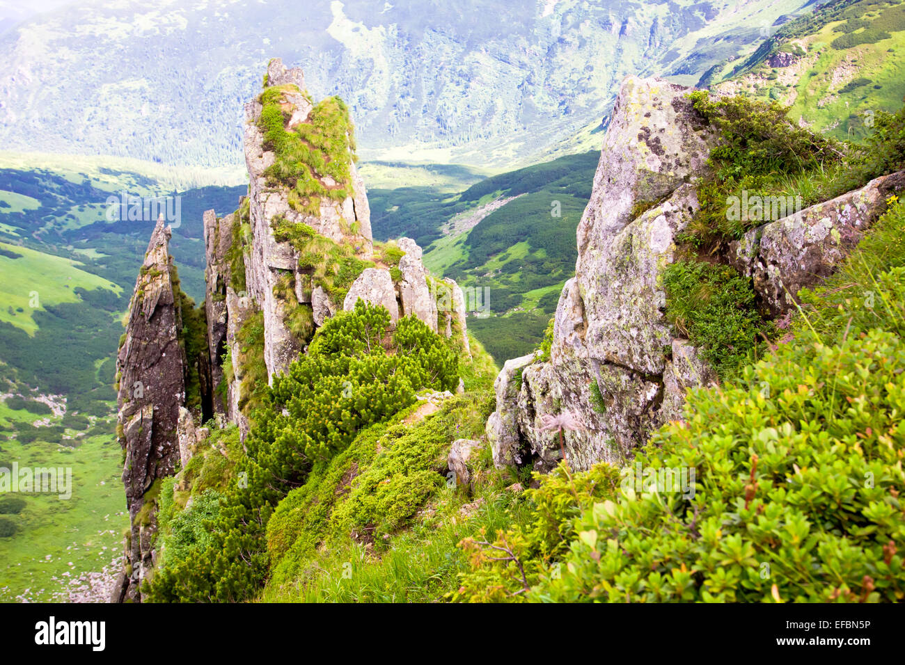 Beautiful mountains landscape Stock Photo - Alamy