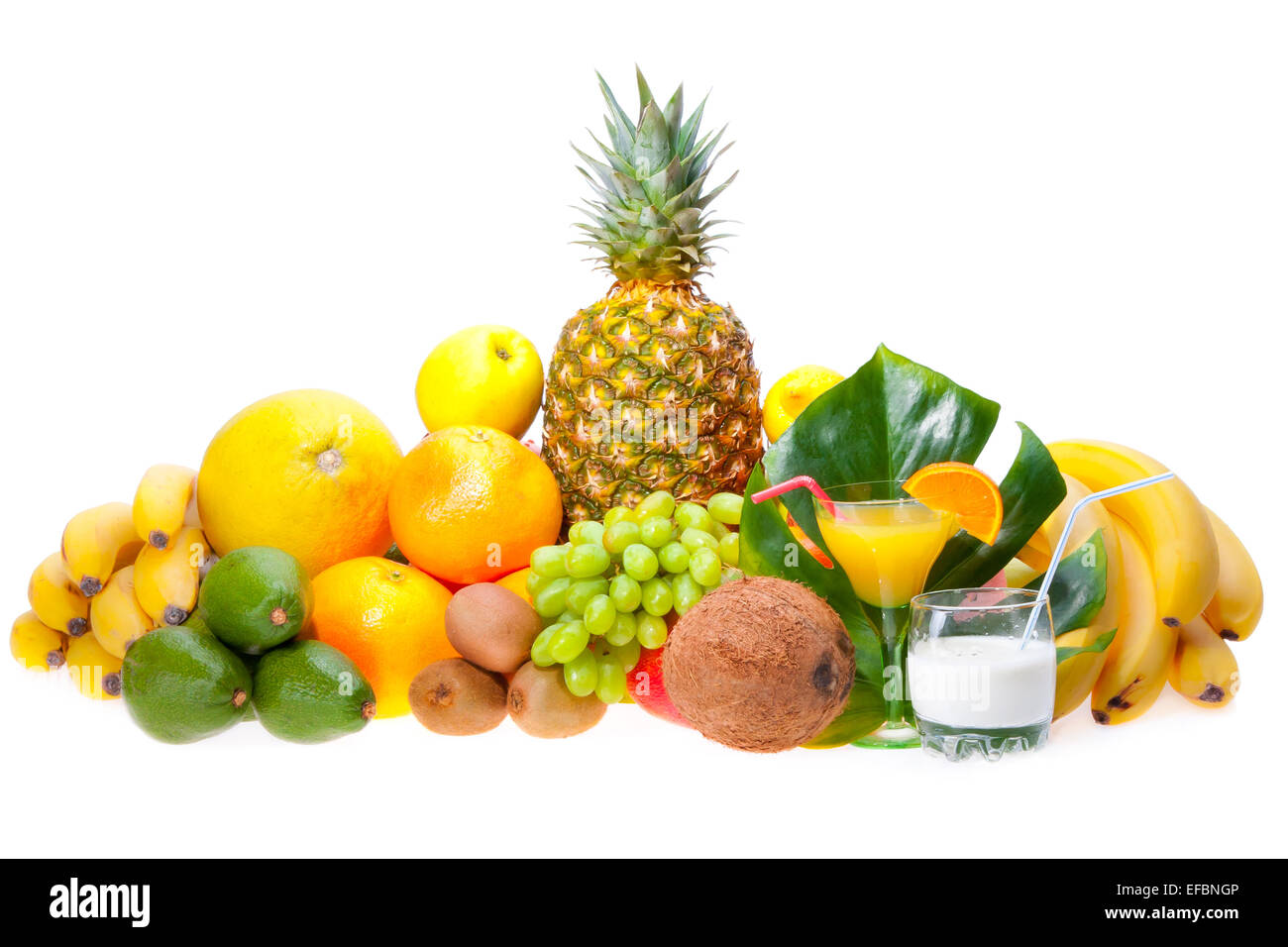 Split fruits Cut Out Stock Images & Pictures - Alamy