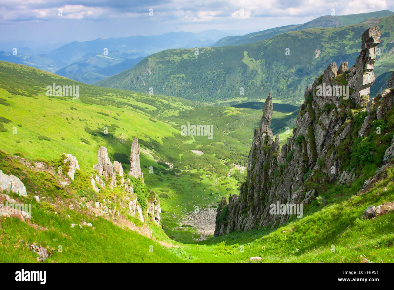 Beautiful mountains landscape Stock Photo - Alamy