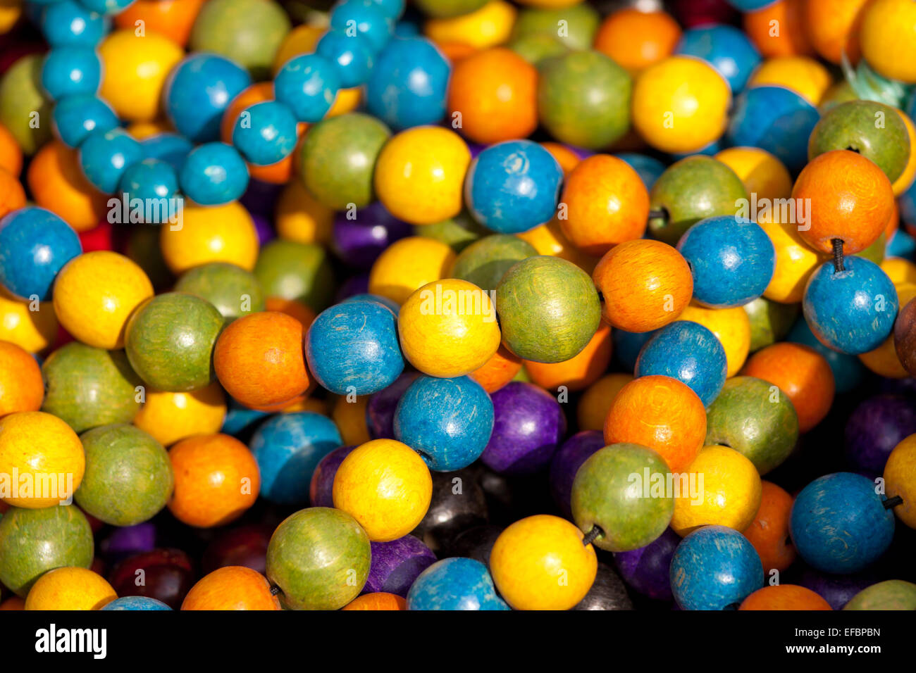 colorful necklace pil Stock Photo - Alamy